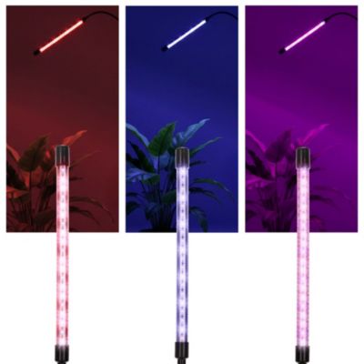 Lampe horticole LED SPRINGOS à 4 panneaux, minuterie et télécommande