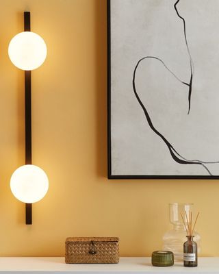 Lampe murale ISABELLA Noir Métal