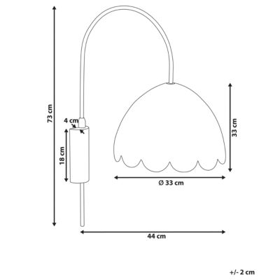 Lampe murale VALUKKAI Naturel Rotin
