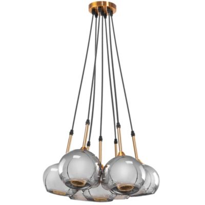 LAMPE SUSPENDUE APP898-7CP BLACK