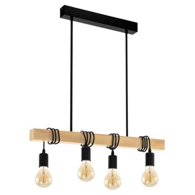 LAMPE SUSPENDUE APP974-4CP BLACK