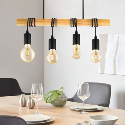 LAMPE SUSPENDUE APP974-4CP BLACK