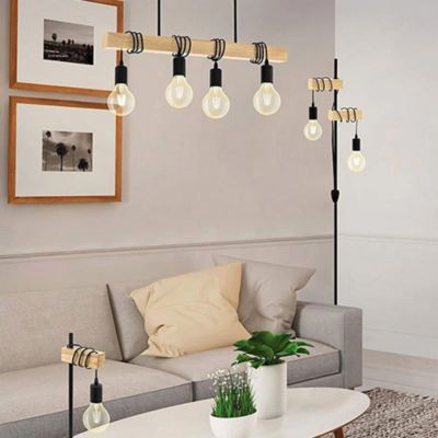 LAMPE SUSPENDUE APP974-4CP BLACK