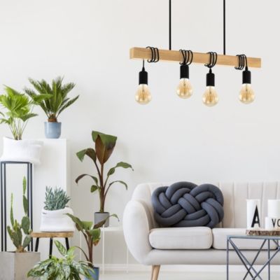 LAMPE SUSPENDUE APP974-4CP BLACK