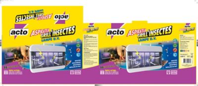 Lampe UV Grill'insectes anti-nuisibles 100m² Acto