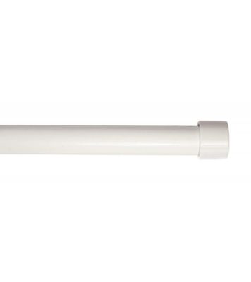 LANCASTER - kit tringle extensible 16/19 mm 110 à 210 cm Coloris - Blanc