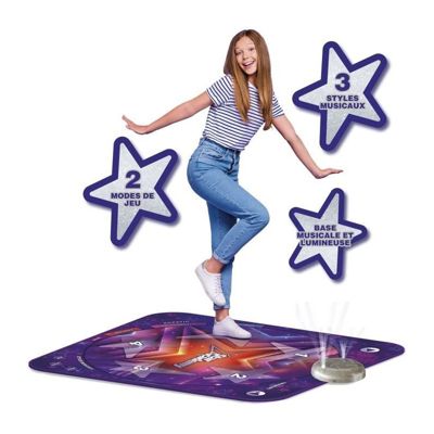 Lansay - Tapis de danse interactif - 88 cm - 3 styles musicaux ...
