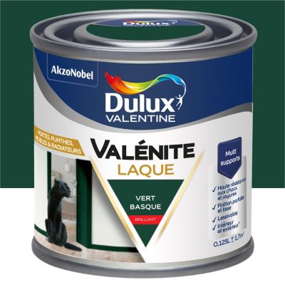 Laque acrylique vert basque brillant Dulux Valentine Valénite 125 ml