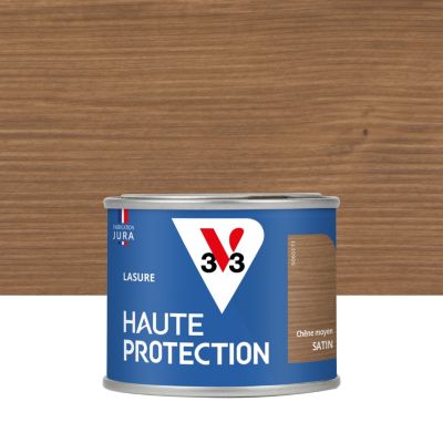 Lasure extérieure Haute Protection V33 chêne moyen satin 125ml