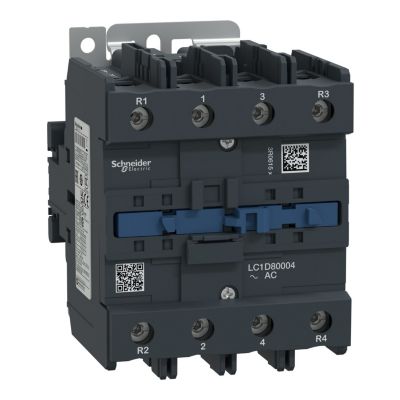 Lc1d80004m7 Schneider - Contacteur Tétrapolaire - 4no - 125a - Bobine ...