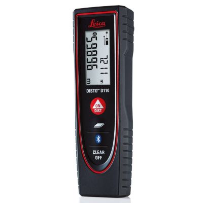 Leica DISTO D110 - Télémètre laser Bluetooth 61 m, précision 1,6 mm