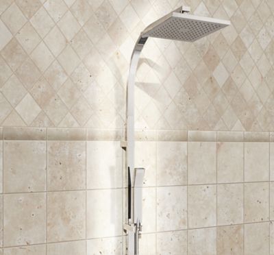 Listel beige 2,5x20cm Travertino pierre naturelle