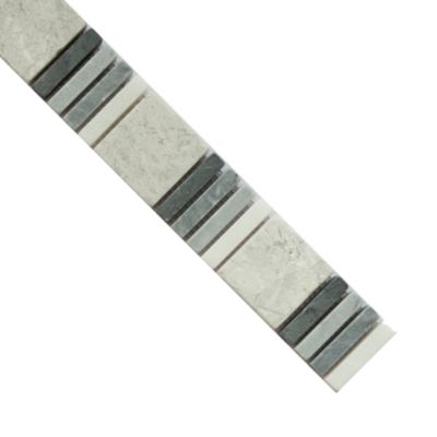 Listel pierre beige 5x30cm Thebes GoodHome