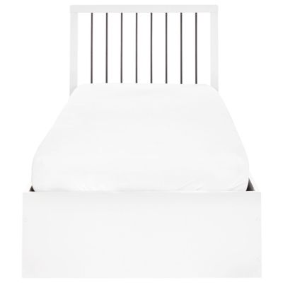 Lit ottoman ROUVILLERS 90 x 200 cm Blanc