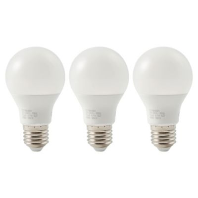 Lot 3 ampoules LED A60 E27 806lm 7.3W = 60W Ø6cm Diall blanc neutre | Castorama