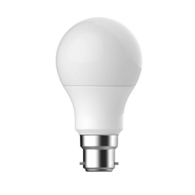 Lot 6 ampoules LED B22 806lm 60W blanc chaud | Castorama