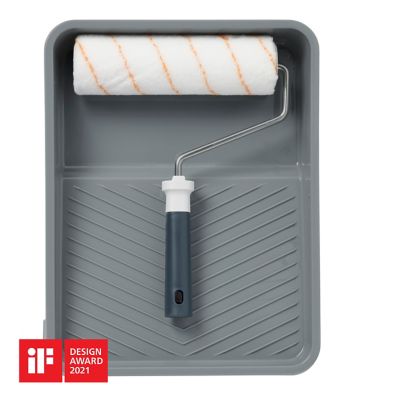 Lot bac + rouleau mur et plafond GoodHome 230mm | Castorama