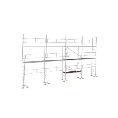 Lot échafaudage de maçon M49 Master Plus 91 m² Tubesca Comabi
