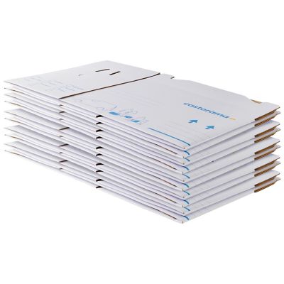 Lot de 10 cartons à fond automatique 96 L | Castorama