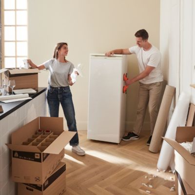 Lot de 10 cartons déménagement premium avec poignées H. 30 x L. 60 x l ...