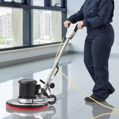 Lot de 10 disques de nettoyage de sol (noir - fibre dure) - Pour ...