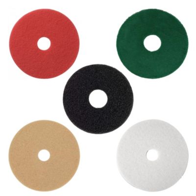 Lot de 10 disques de nettoyage de sol (noir - fibre dure) - Pour ...