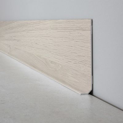 Lot de 10 Plinthes PVC Couleur Bois - 99deco - H8 x L100 cm Profondeur ...