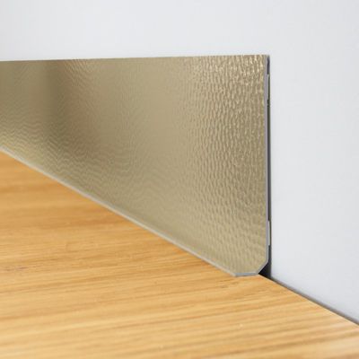 Lot de 10 Plinthes PVC Or - 99deco - H8 x L100 cm Profondeur 14 mm ...