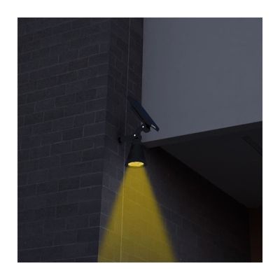 Lot de 2 spots solaires projecteurs SPIKY Noir Plastique 100LM
