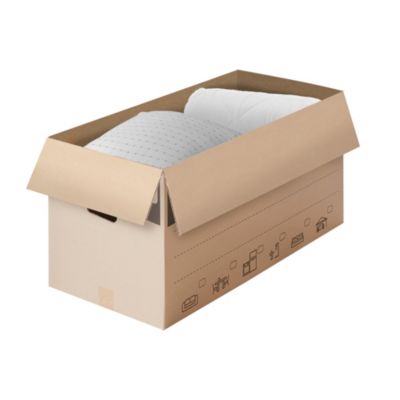 Lot de 20 grands cartons déménagement avec poignées H. 40 x L. 80 x l ...