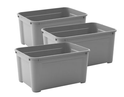 Lot de 3 bacs Actua 47 L | Castorama