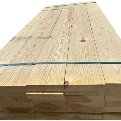 Lot de 3 tasseaux en bois de sapin 90X90x2400 mm