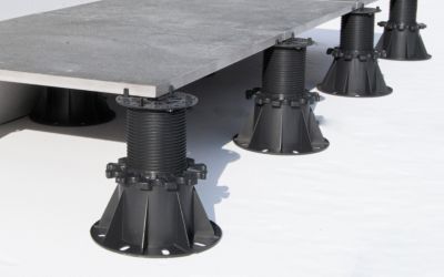 Lot de 4 plots pour dalle 115/220 mm | Castorama