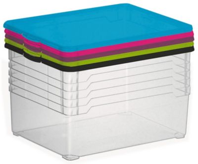 Lot de 5 boîtes de rangement 10L Sundis | Castorama