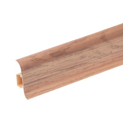 Lot de 50 Plinthes goulotte passe-câble PVC 59 mm - 1,10 m avec angles ...