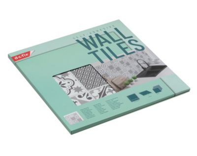 Lot de 6 dalles adhésive murales Wall Tiles DC FIX Carreaux de ciment style oriental L. 30,5 x l ...