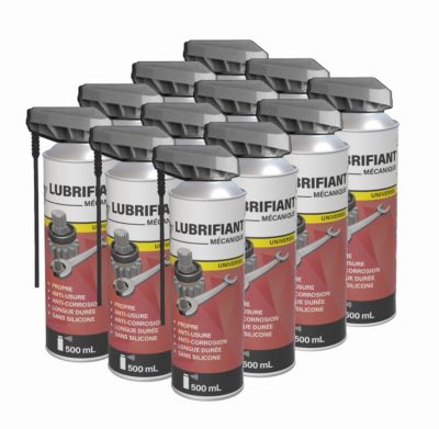 Méduze - 12 lubrifiants mécaniques polyvalents 500 mL - Au PTFE ...