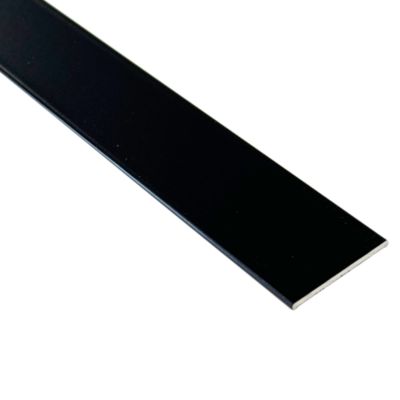 Méplat alu (24mm x 1,45mm x 1950 mm, Noir mat)