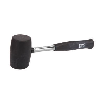 Maillet de menuisier Mac Allister caoutchouc noir 60 mm | Castorama