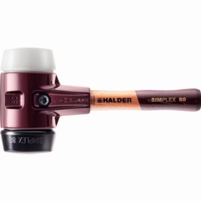 Maillet HALDER SIMPLEX 3027 D 80 mm - caoutchouc chargé ...