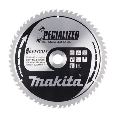 Makita EFFICUT - Lame de scie circulaire pour bois, carbure de ...