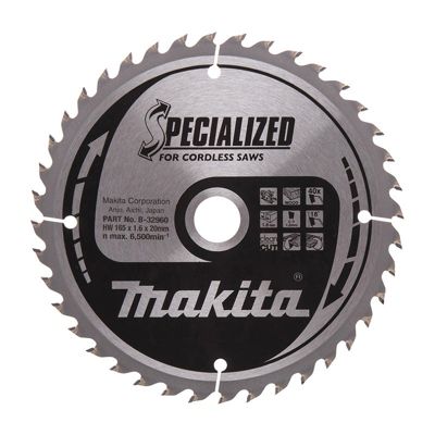 Makita SPECIALIZED B-32910 Lame circulaire carbure 165 x 20 mm 24 dents