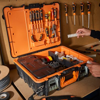 Malette à outils de technicien en plastique Magnusson 1 compartiment ...