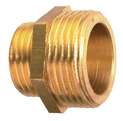 Mamelon réduit double mâle GARIS D050025 20/27 x 12/17 laiton