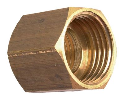 Manchon double femelle avec butée 15/21 laiton - GARIS - D08503B