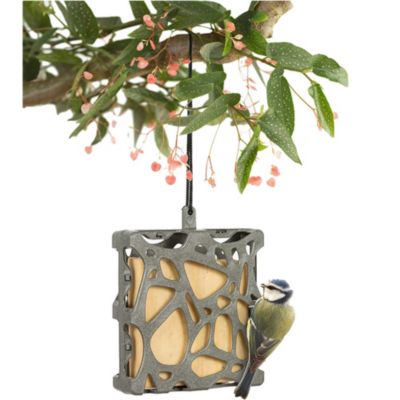 Mangeoire Anna recyclé 13 par 15 cm, support à bloc de graisse pour oiseaux