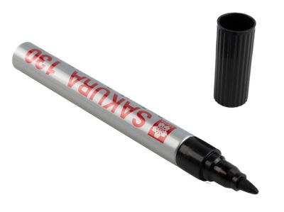 Marqueur pen-touch 130 pointe fine noir Sakura
