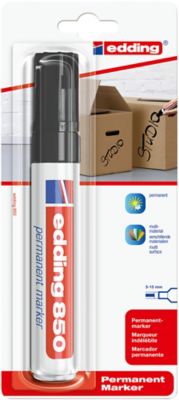 Marqueur permanent taille XXL tout materiaux corps alu Edding e 850 Castorama