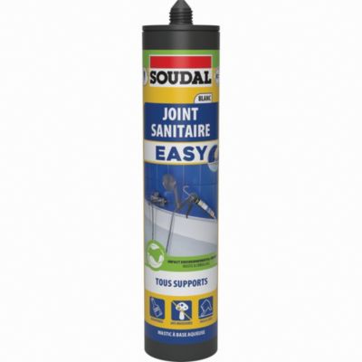 Mastic d'étanchéité cuisine et salle de bain blanc Soudal Easy tous ...