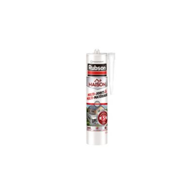 Mastic Maison Multi Usages & Matériaux transparent Rubson Cartouche 280ml